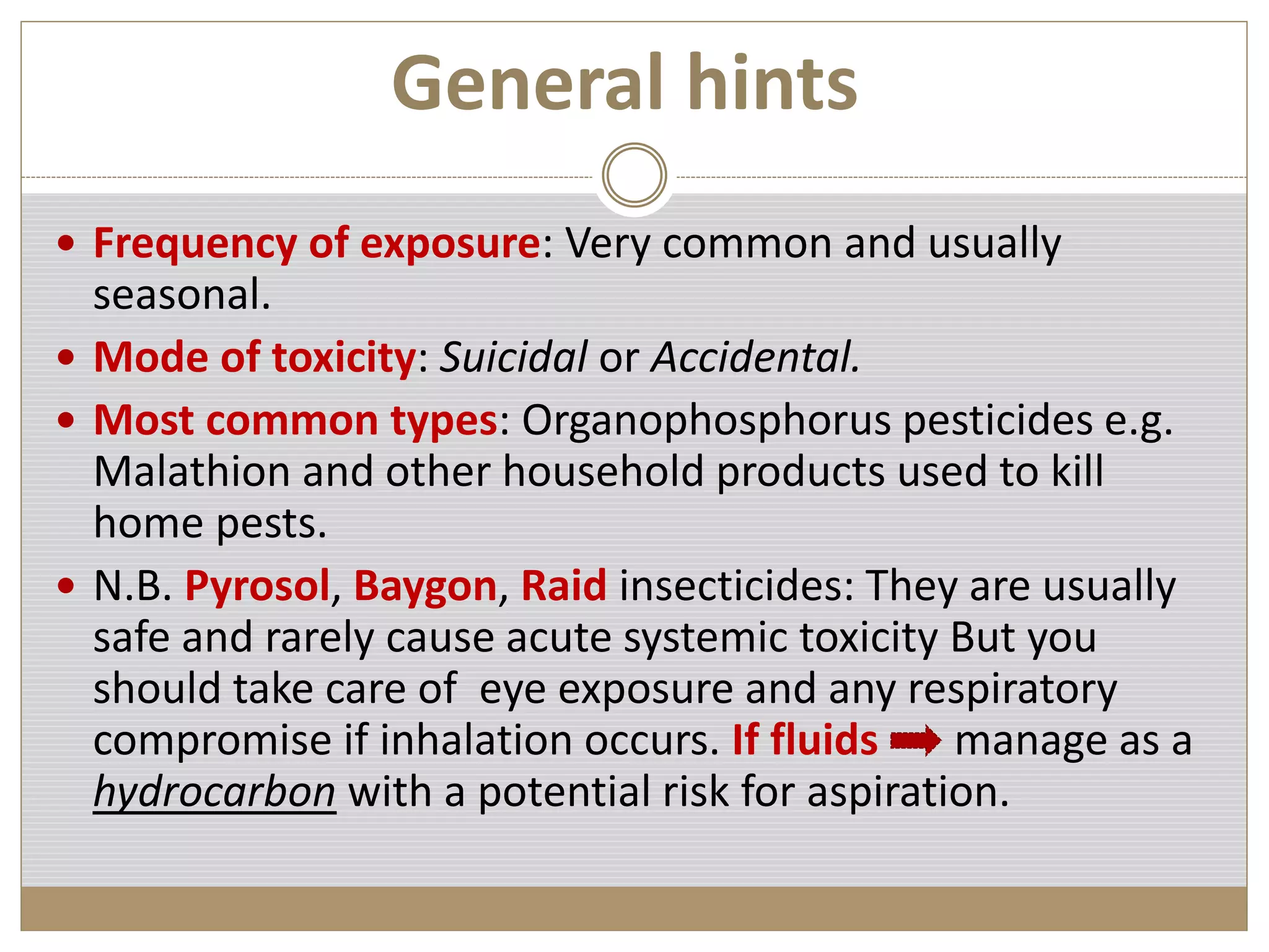 Management protocol of organophosphoprus intoxication | PPTX