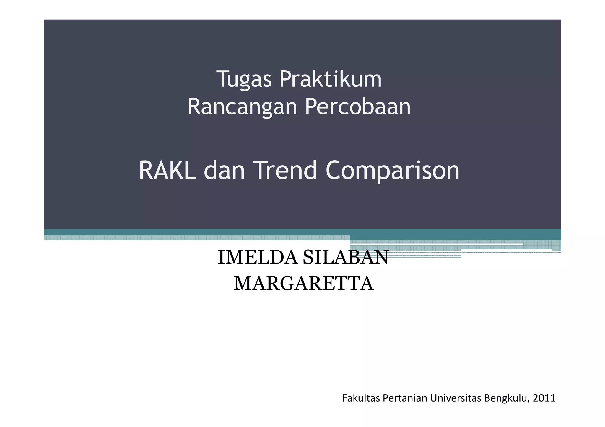RAKL & Trend Comparison | PDF