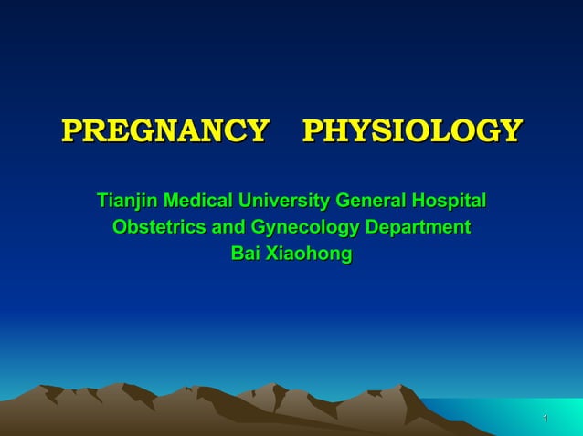 3.Maternal Physiology2009 | PPT