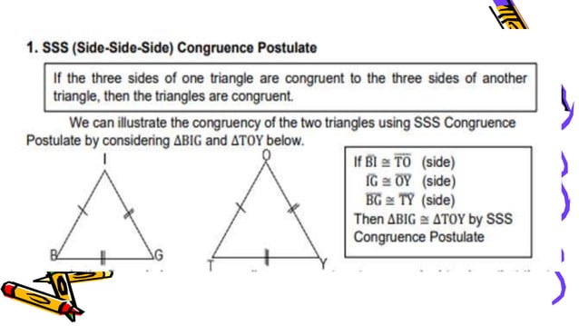 3-MATH 8-Q3-WEEK 2-ILLUSTRATING TRIANGLE CONGRUENCE AND Illustrating ...