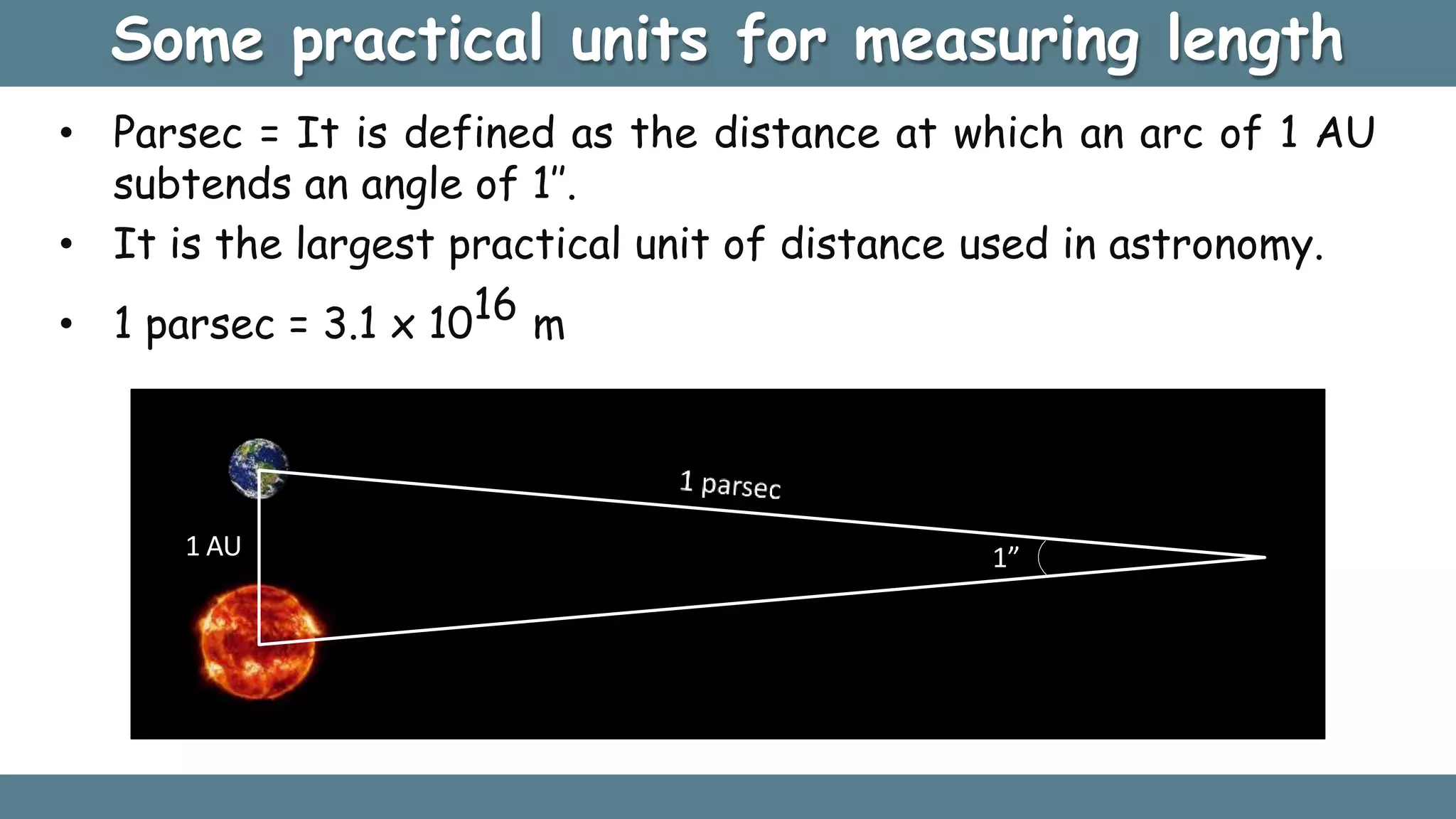 Measurement class 11 | PPTX