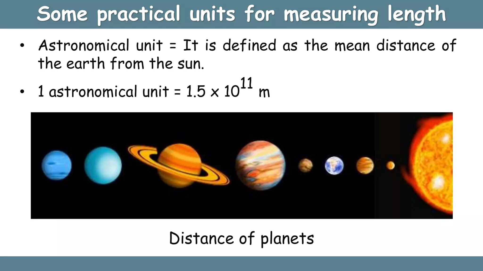 Units and Measurement | PPTX