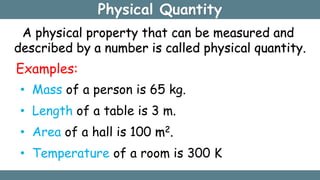 Units and Measurement | PPTX