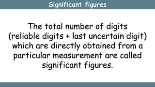 Units and Measurement | PPTX
