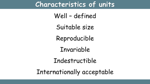 Units and Measurement | PPTX | Physics | Science