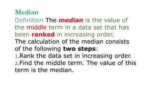 3-Measures of Central Tendency for Ungrouped data 2.pptx