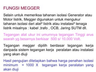 3 megger | PPT