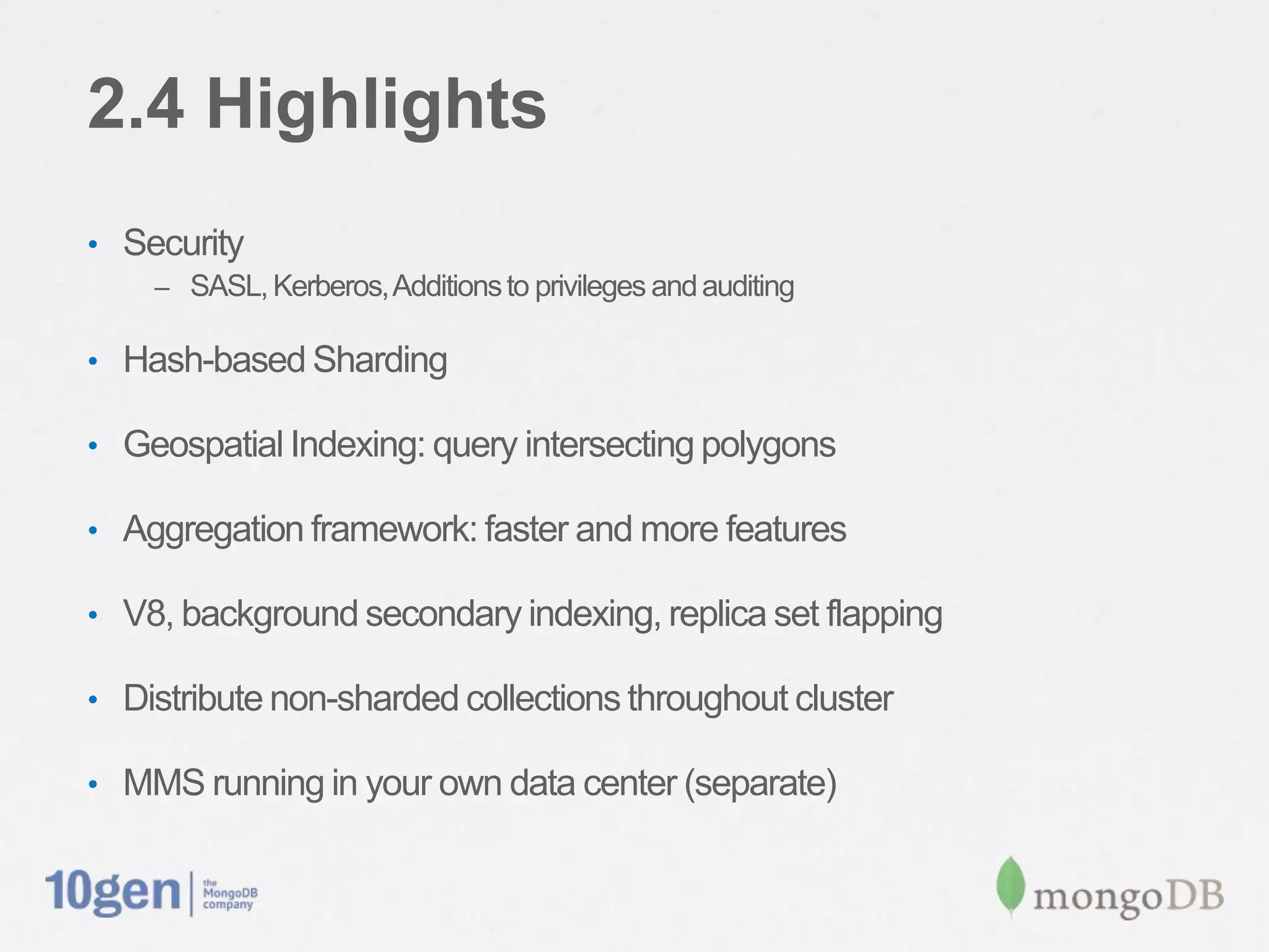 MongoDB Roadmap | PPTX