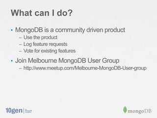 MongoDB Roadmap | PPTX