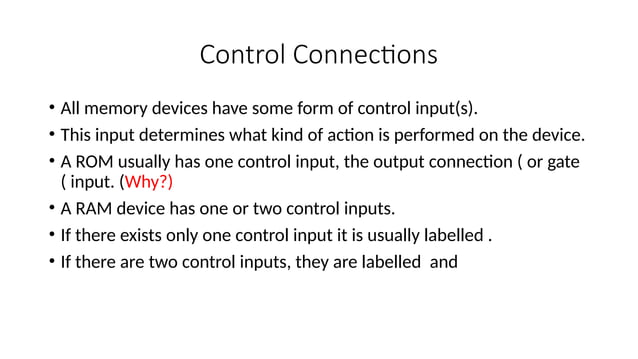 Microprocessor memory interfacing basics | PPT