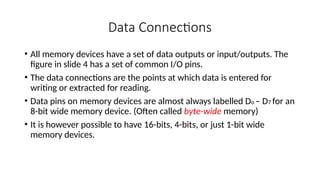 Microprocessor memory interfacing basics | PPT
