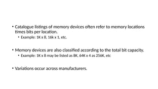 Microprocessor memory interfacing basics | PPT