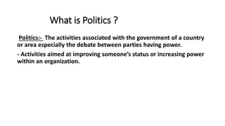 Political Science | PPTX