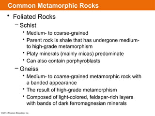 Metamorphic rocks and thow to define them | PPTX