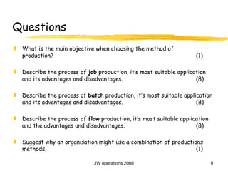 Methods of Production | PPT