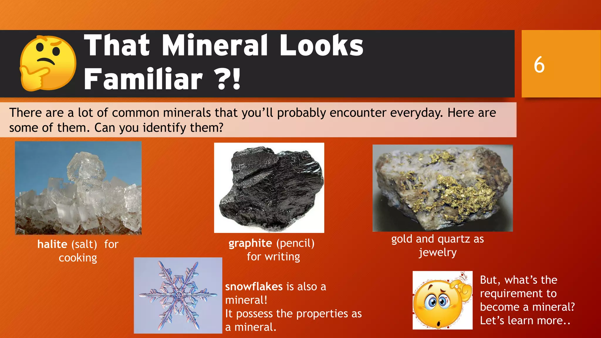Minerals / Common Rock-forming Minerals and their Physical and Chemical ...