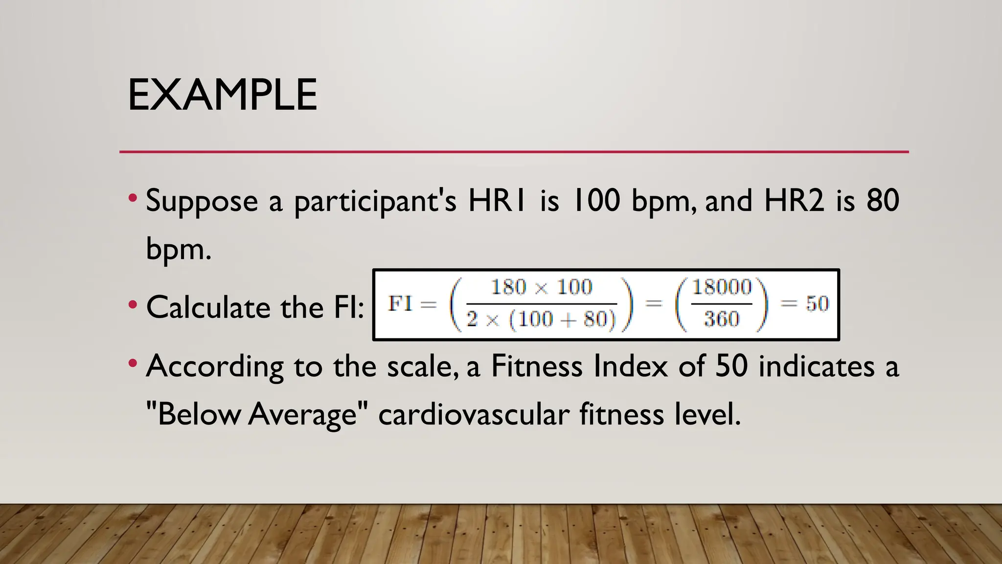 3-minute step test for physical education | PPTX