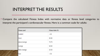 3-minute step test for physical education | PPTX