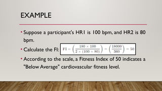 3-minute step test for physical education | PPTX