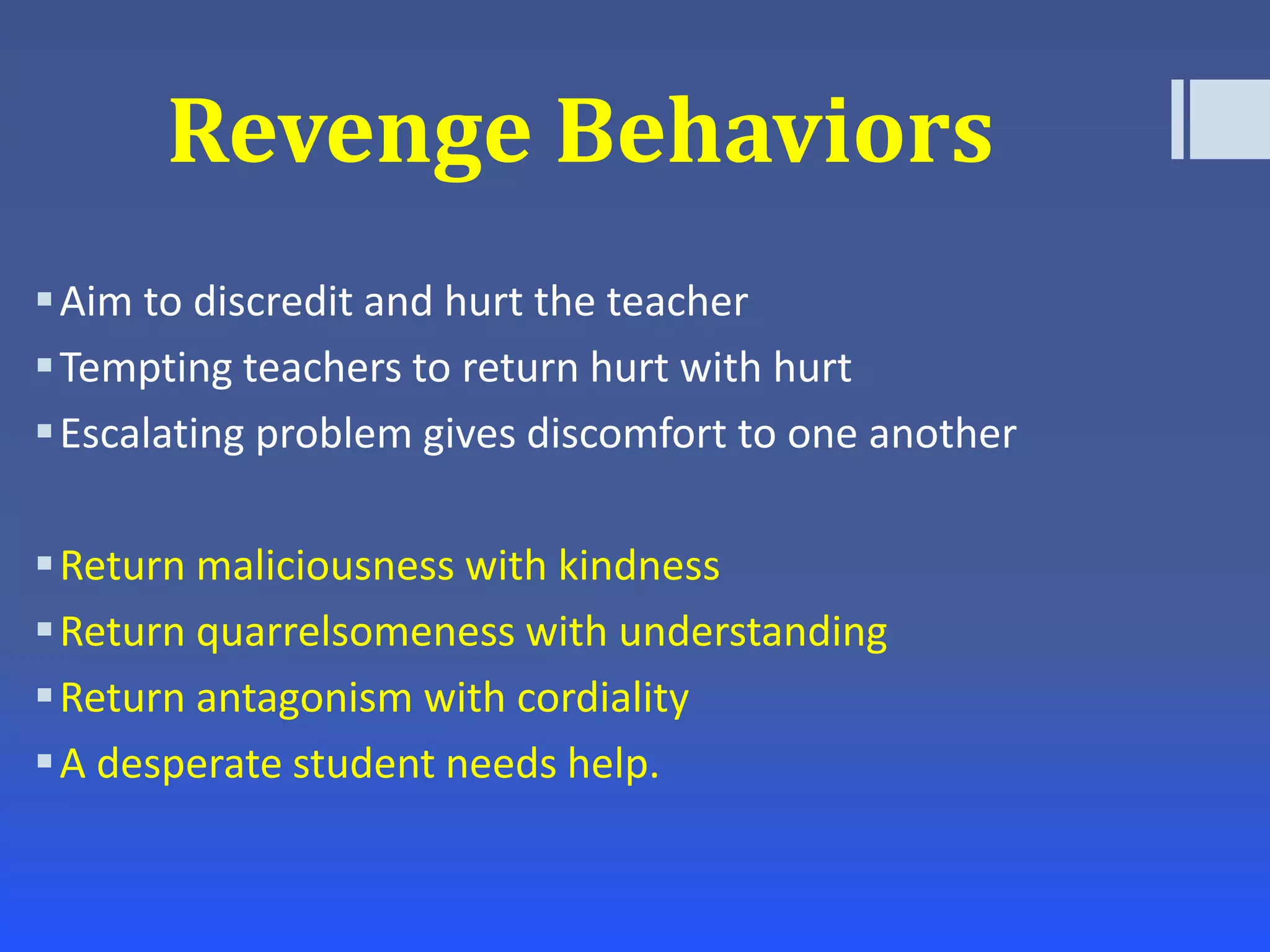 Misbehavior in the Classroom | PPTX