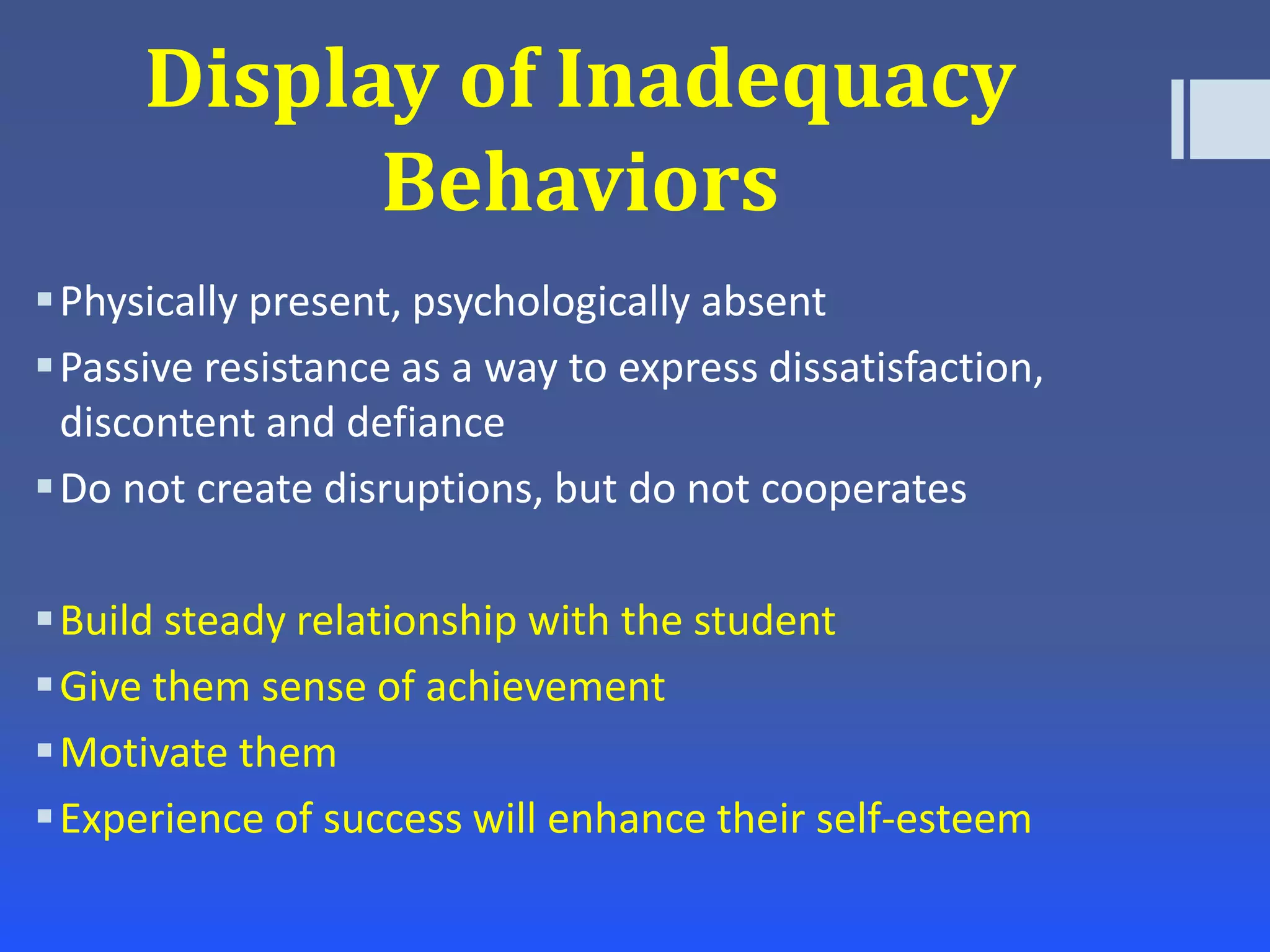 Misbehavior in the Classroom | PPTX