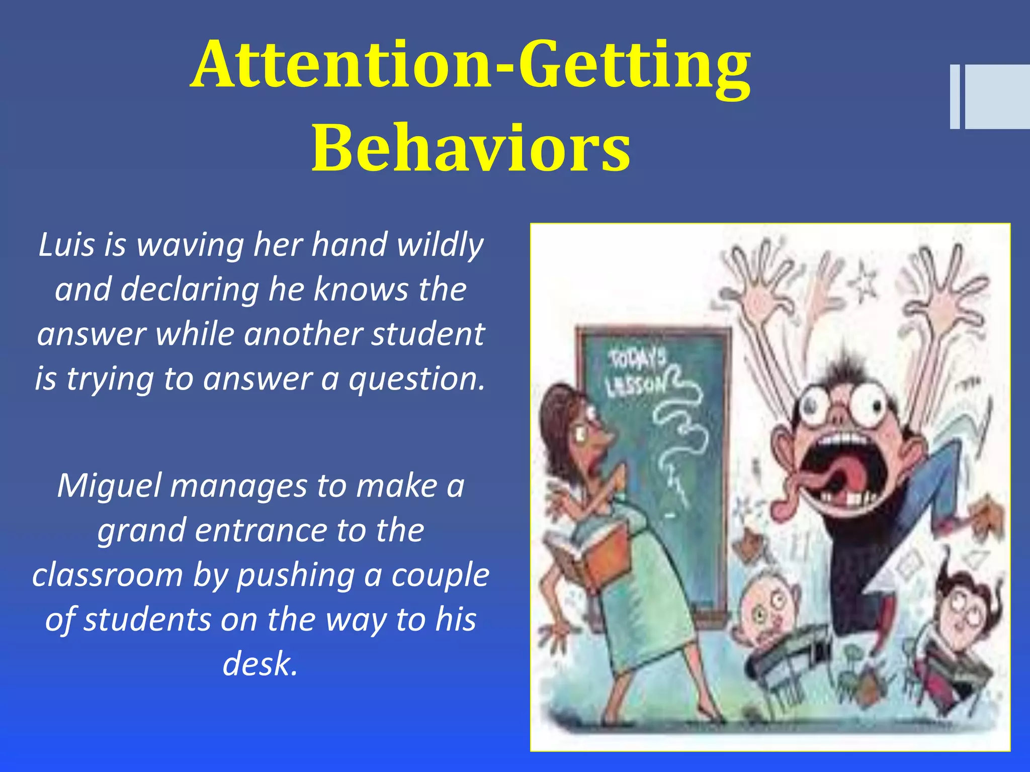 Misbehavior in the Classroom | PPTX