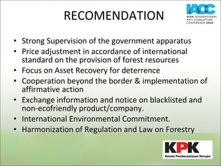 Corruption Eradication Commission of the Republic Indonesia | PPT