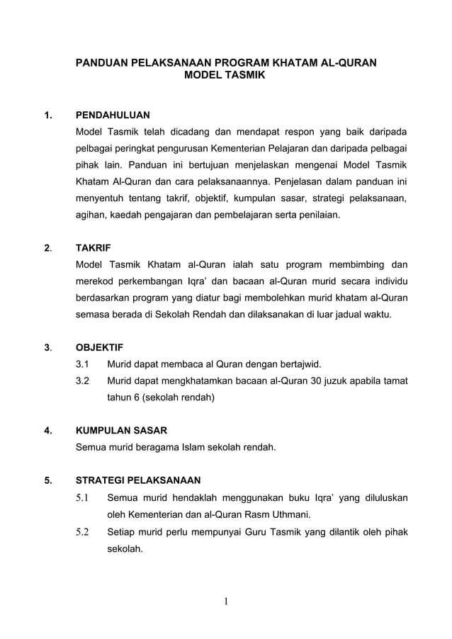 3 model tasmik khatam al-quran-edit | DOC
