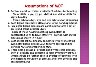 The MOT - Molecular orbital theory. pdff | PDF