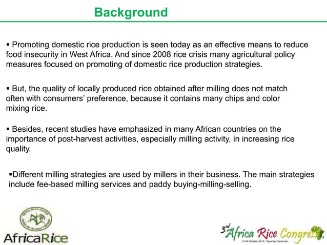 Th3_Comparative analysis of rice milling strategies: Evidence from rice ...