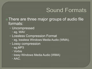 3 multimedia elements - audio | PPTX