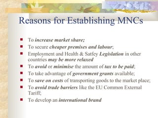 3 Multi Nationals | PPT