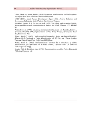 3 narendra-paudel-a-critical-account-of-policy-implementation-theories | PDF