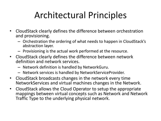 3 Networking CloudStack Developer Day | PPT