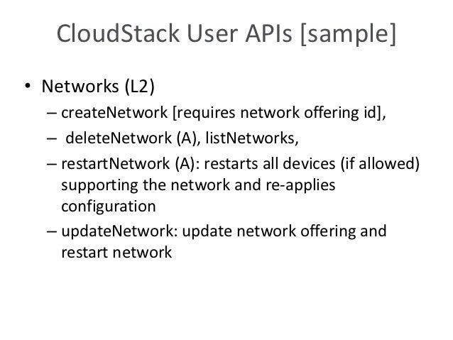 3 Networking CloudStack Developer Day