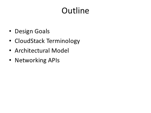 3 Networking CloudStack Developer Day