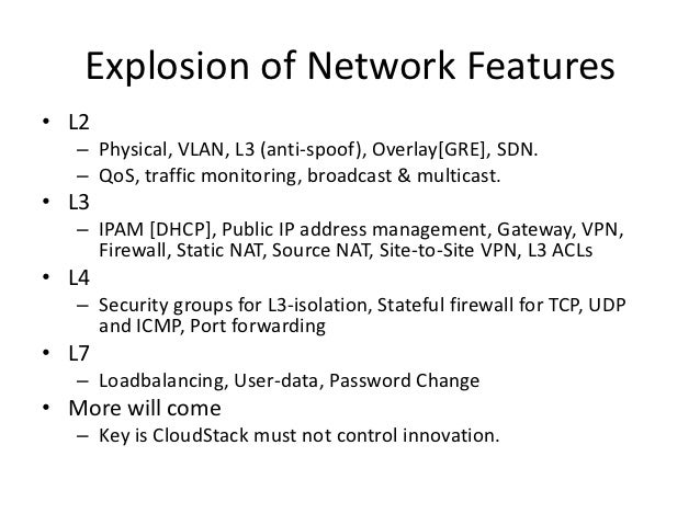 3 Networking CloudStack Developer Day
