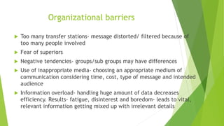 3 Networks & Barriers to communication | PPTX