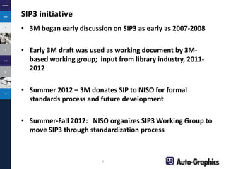 SIP 3 Update, NISO Update ALA Annual 2013 | PPTX