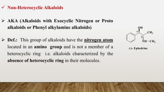 3- Non-Heterocyclic Alkaloids Protoalkaloids 1.pptx