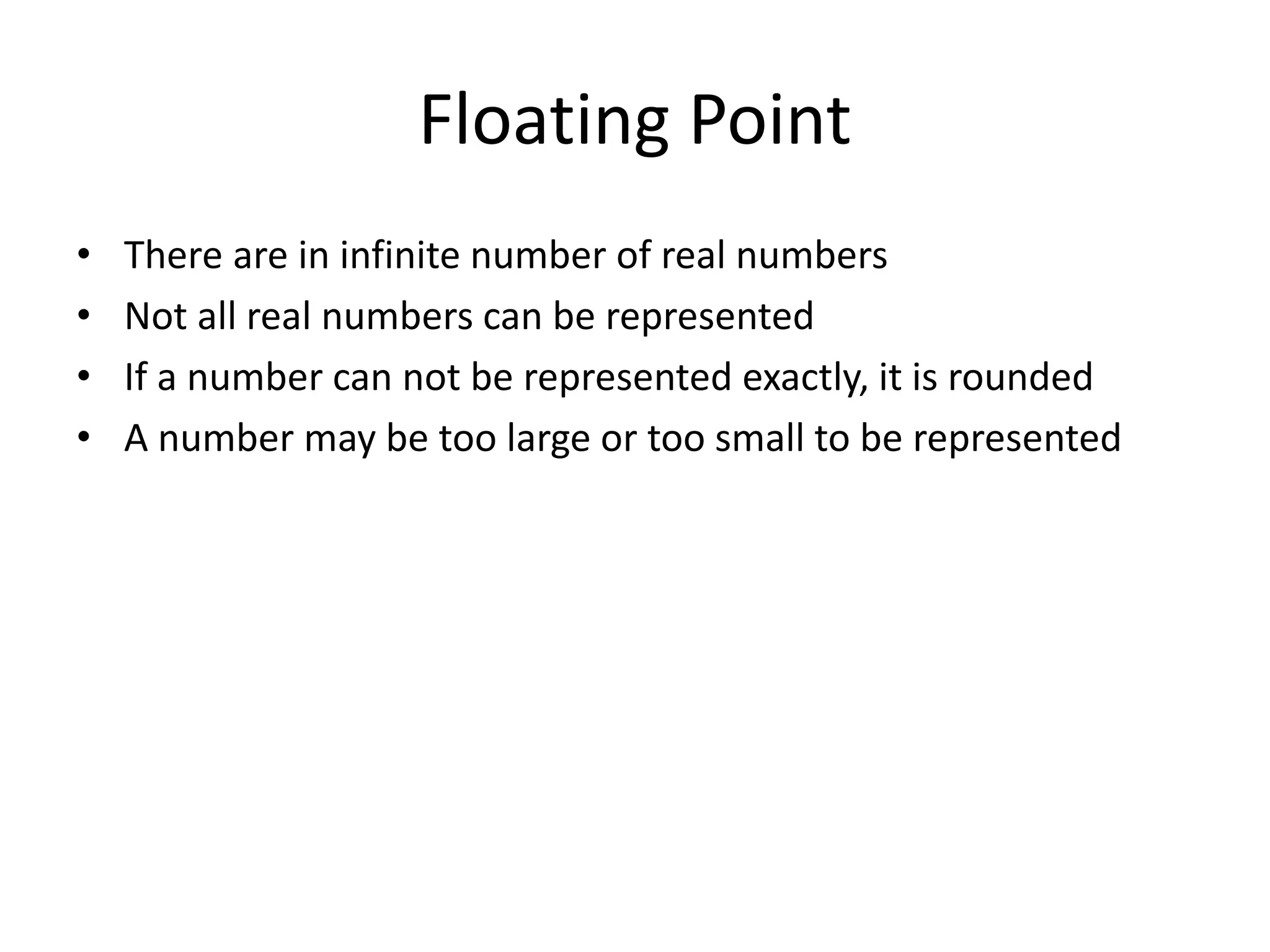 3 number systems-floatingpoint | PPT