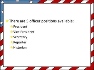 3 officer position information for kids | PPT