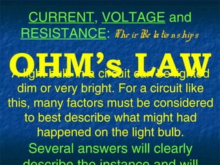 3 ohm's law | PPT
