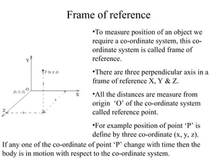 3-one-dimension.ppt class 11 physics ppt | PPT