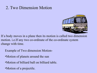 3-one-dimension.ppt class 11 physics ppt | PPT