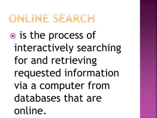 Online Search and Research Skills - Empowerment Technologies | PPTX