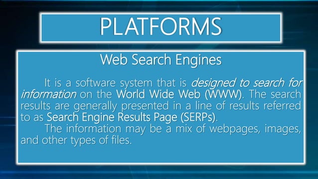 Online Systems, Functions, and Platforms | PPTX
