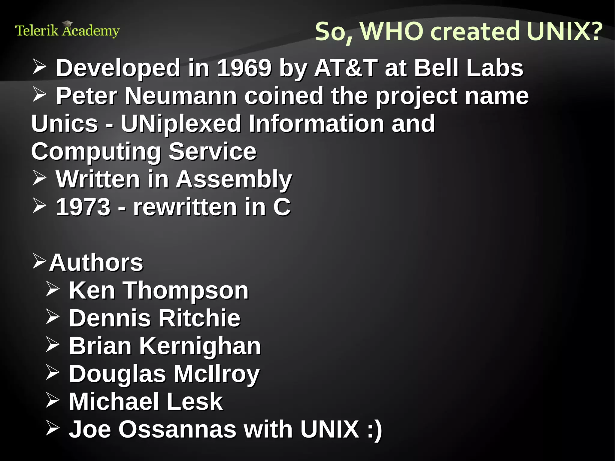 3. operating systems history | PPT
