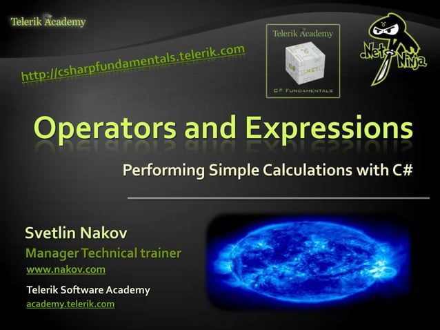 3 operators-expressions-and-statements-120712073351-phpapp01 | PPTX | Programming Languages ...