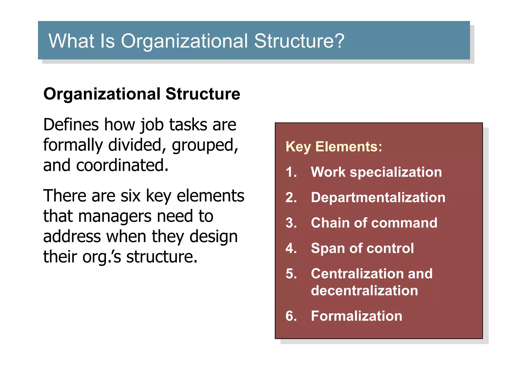 3 Organization structure | PPTX
